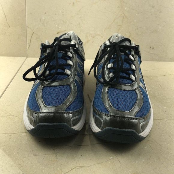 Orthofeet | Shoes | Orthofeet Mens Sprint Tieless 674 Blue Bio Fit Lace ...